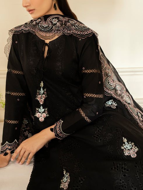 OBSIDIAN | 3 PC LUXURY LAWN – Cinq Apparel