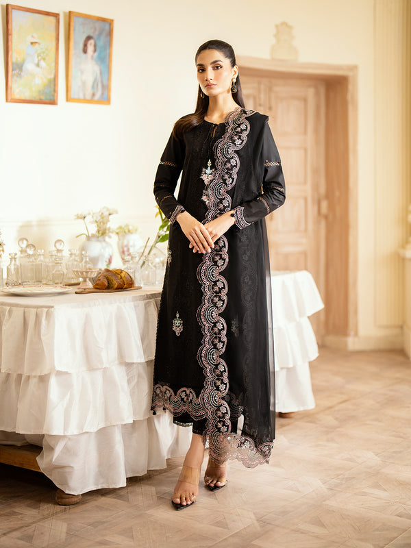 SCARLET | 3 PC LUXURY LAWN – Cinq Apparel